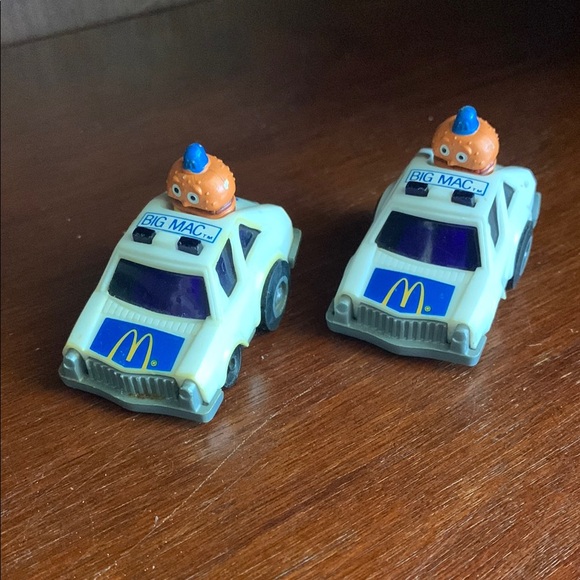 McDonald's | Toys | Mcdonalds Big Mac Toy Cars Blue And White | Poshmark